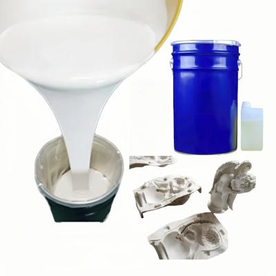 China Transparent HN-625 A/B Tin Cure Silicone Rubber Liquid 30 Shore A for Plaster Molds Making for sale