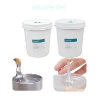 China Food Grade No Oil Squishy Silicone Gel 1:1 AB for Squeezing Toy Making ODM Soft Feel for sale