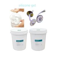 China Food Grade No Oil Squishy Silicone Gel 1:1 AB for Squeezing Toy Making ODM Soft Feel for sale