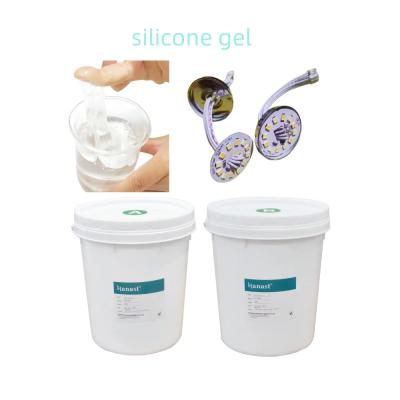China Food Grade No Oil Squishy Silicone Gel 1:1 AB for Squeezing Toy Making ODM Soft Feel for sale