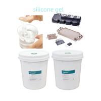 China Self Healing Jelly Silicone Gel 1:1 Transparent for Load Cell Waterproof Scale PCB Potting for sale