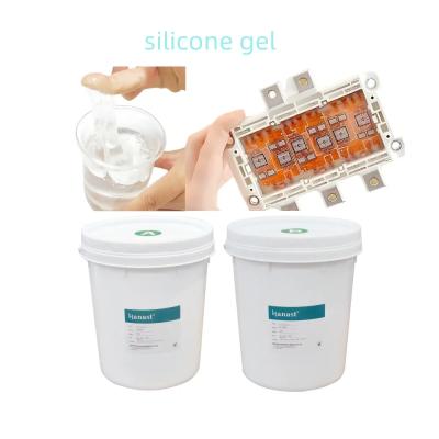 China Ultra Soft 1:1 Mix Ratio Waterproof Electronic Potting Silicone Gel for Circuit Boards and LEDs for sale