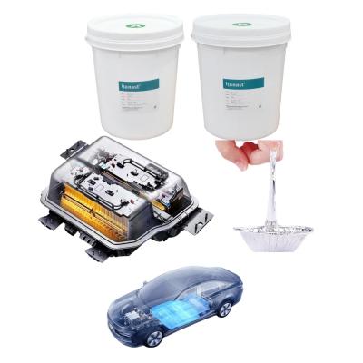 China Low Viscosity Electronic Silicone Gel 1:1 IP68 Waterproof for EV Battery Pressure Sensor Potting Flame Retardant for sale