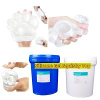 China Super Soft Raw Squishy Silicone Gel 1:1 Lightweight Low Density 12h Open Time for Artisan Crafting Toys for sale