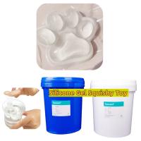 China Super Soft Raw Squishy Silicone Gel 1:1 Lightweight Low Density 12h Open Time for Artisan Crafting Toys for sale