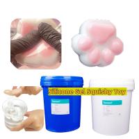 China Skin Safe Moldable Squishy Silicone Gel 1:1 Bulk Supply for DIY Stress Relief Toys Crafts for sale