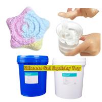 China Skin Safe Moldable Squishy Silicone Gel 1:1 Bulk Supply for DIY Stress Relief Toys Crafts for sale