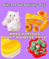 China Super Soft Raw Squishy Silicone Gel 1:1 Lightweight Low Density 12h Open Time for Artisan Crafting Toys for sale