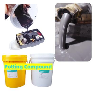 China Fast Curing RTV Silicone Potting Compound 1:1 High Voltage for EV Battery Inverter Module for sale
