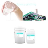 China Transparent Self-Leveling Epoxy Potting Compound 70 Shore D Hardness AB Glue for Wind Turbine Encapsulation for sale