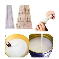 China Zero Inhibition Heat Resistant Platinum Cure Silicone Rubber 40 Shore A 19 kN/m 1:1 for Architectural Concrete Molds for sale