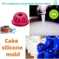 China Food Grade Platinum Cure Liquid Silicone Rubber 20 Shore A 1:1 Mix Ratio FDA & LFGB Certified for Cake Chocolate Candy Molds for sale