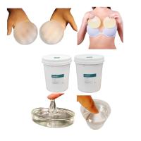 China Lifelike Squishy Silicone Gel 1:1 Adjustable Hardness Non Corrosive for Prosthetic Breast pad for sale