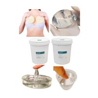China Lifelike Squishy Silicone Gel 1:1 Adjustable Hardness Non Corrosive for Prosthetic Breast pad for sale