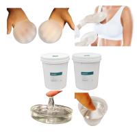China Platinum Based Squishy Silicone Gel 1:1 Food Grade Aging Resistant for Women Breast Pad for sale