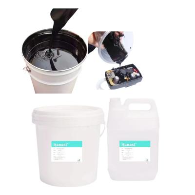 China Thermal Cycling Resistant Black Epoxy Potting Compound with 5:1 Mix Ratio for Smart Meter and Charging Pile Module Encapsulation for sale