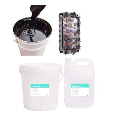 China 5:1 Mix Ratio Long Pot Life 2-3 h High Fluidity Black Epoxy Potting Compound for BMS and Rail Transit Power Module Epoxy Encapsulant for sale