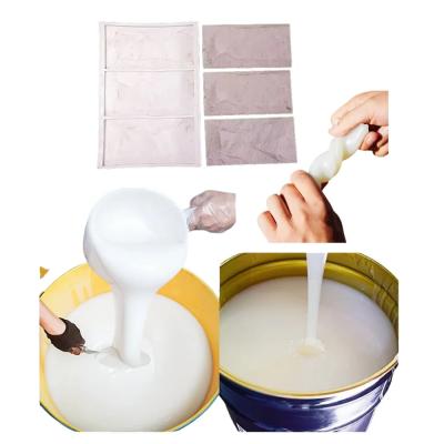 China Food Grade 25 Shore A Platinum Cure Liquid Silicone Rubber with 1:1 Mix Ratio for 3D Wall Panel and Concrete Molds for sale
