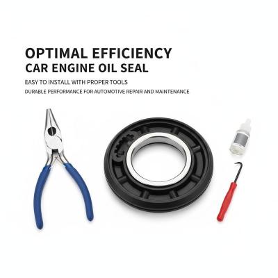 China Optimal Efficiency Car Engine Oil Seal Easy To Install With Proper Tools Durable Performance For Automotive Repair And Maintenance for sale