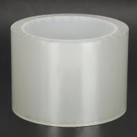 China Clear Rubber Removable Hot Melt Adhesive Tape 340mm Width with Reusable PE Film for Plastic Bag Sealing for sale
