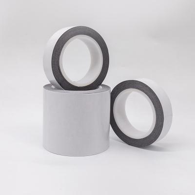 China Black PET Double-Sided Adhesive Tape 50m/100m Length, 3-100mm Width for Digital Products Bonding for sale