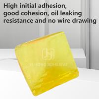 China Translucent Hot Melt Adhesive Blocks 2.5kg-12.5kg for Bubble Bag Sealing and Express Packaging for sale