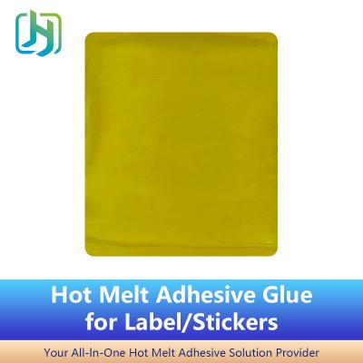China Mildewproof Hot Melt Adhesive Blocks 0.5-12.5kg HMPSA for Freezer Labels -10℃ to -20℃ Temperature Range for sale