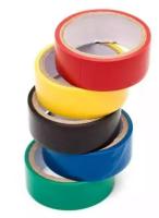 China Matte Black Gaffa Tape Waterproof Oilproof Carpet Seam Tape 50mmx25m Anti Aging for sale
