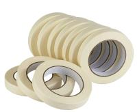 China 80°C Crepe Masking Tape - 5.5-6.5 N/25mm Peel Strength, Pressure Sensitive Adhesive for Painting and Construction for sale