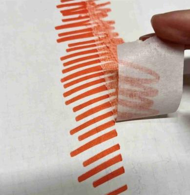 China Nontoxic High Adhesion Masking Tape 18mm-60mm Width, Solvent Resistant for Industrial Painting Applications for sale
