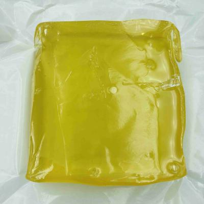 China Rectangular Yellow Hot Melt Adhesive Blocks 1kg-12.5kg for Honeycomb Bag Sealing - Moistureproof UV Resistant for sale