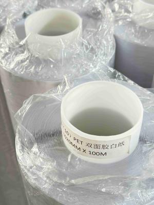 China Double Sided BOPP Film Adhesive Tape 20mm-55mm Width Temperature Resistant Waterproof for Industrial Use for sale