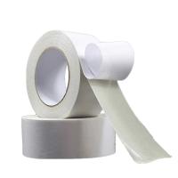 China White No Trace High Viscosity Carpet Adhesive Tape 12mm 25m Double Sided Fabric for sale