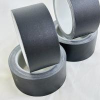 China Black Matte Carpet Tape 50mm x 10m Strong Adhesive Wear Resistant Cloth Tape for sale