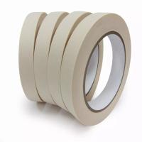 China Heat Resistant Beige Pressure Sensitive Masking Tape 5 Mil 200°F Low Tack Adhesive for sale