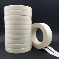 China Beige Crepe Paper Masking Tape 5 Mil Pressure Sensitive Adhesive 200°F Heat Resistant for sale