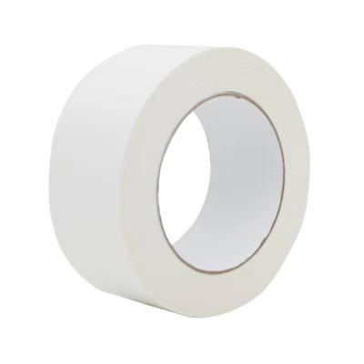 China Yihong 3151-1 Double Sided Kraft Paper Hot Melt PSA Adhesive Tape 65μm Tear By Hand for sale