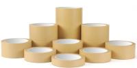 China Kraft Paper Hot Melt Adhesive Tape 20mm-100mm Tear By Hand 20m-50m for sale