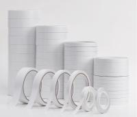 China Acid Free Cotton Paper Double Sided Tissue Tape 1240mm x 500-3000m with Heat Resistant Adhesive for sale