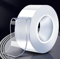 China Strong Transparent Nano Double Sided Adhesive Stickers No Trace for sale
