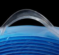 China High Viscosity Transparent 462m Double Sided Acrylic Tape With Plastic Core for sale