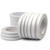 China White Cotton Hot Melt Adhesive Tape 15mm-25mm Width 280μm Thickness for sale