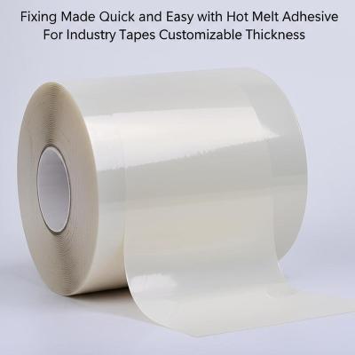 China Single-Sided Hot Melt Adhesive Cotton Tape 280μm 15m-30m Hand Tear for Industrial Fixing Protection for sale