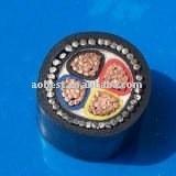 China 0.6/1 KV PVC Power Armoured Cable with Copper Conductor Low Voltage 12V Rating for sale