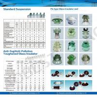 China 2022 year medium voltage toughened glass insulator LXP-40 glass insulator for sale