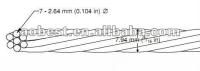 China 6M Messenger Wire for sale