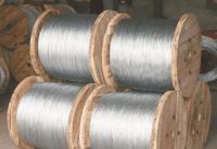 China BS Standard 7/14 AWG Hot Dipped Galvanized Steel Wire Strand Medium Voltage Guy Earth Wire Construction Copper Rope Tension for sale