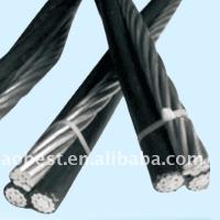 China High Quality ABC Twist Cables 25 mm2 Aluminum Core XLPE & PVC Insulated Low Voltage for Construction Applications for sale
