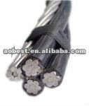 China High Quality 4x16mm2 Low Voltage Overhead ABC Cables 12V XLPE Insulation Aluminum Conductor for sale