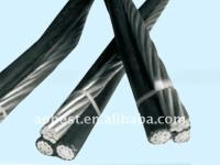 China NFA2X Twisted Cable for overhead line aerial bundle cable 70 mm2 for sale